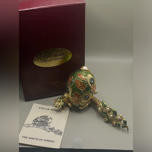 Edgar Berebi | Jewelry | Vtg Edgar Berebi Birth Of Spring Egg And ...